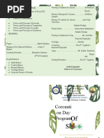 Sample Coronation Night Invitation | PDF