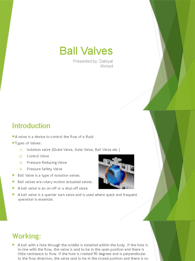 Ball Valves | PDF | Valve | Manufactured Goods