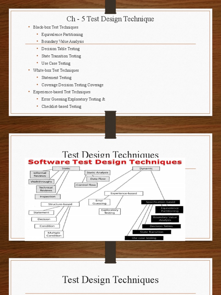 CH - 5 Test Design Technique | PDF