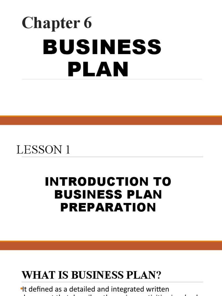 Chapter 6 Business Plan (Janey) | PDF | Business Plan | Business Economics