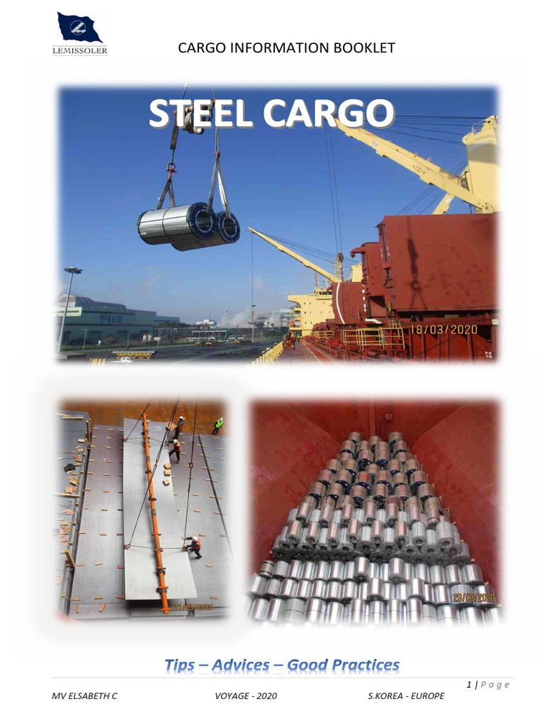 Steel Cargo Booklet | PDF | Cargo | Ships