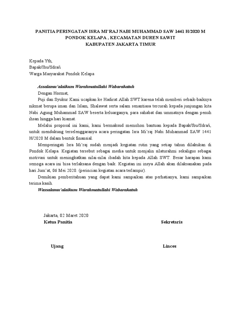 PROPOSAL PENDANAAN | PDF