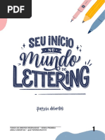 Apostila Prática de Lettering - Por Aline Tiemi PDF | PDF | Caligrafia ...