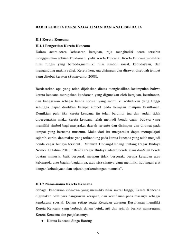 UNIKOM - Muhammad Faisal N - 11. BAB II Kereta Paksi Naga Liman Dan ...