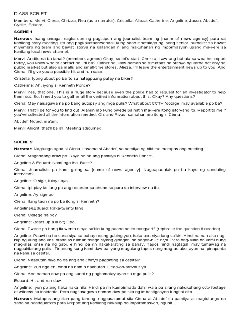 Diass Script | PDF