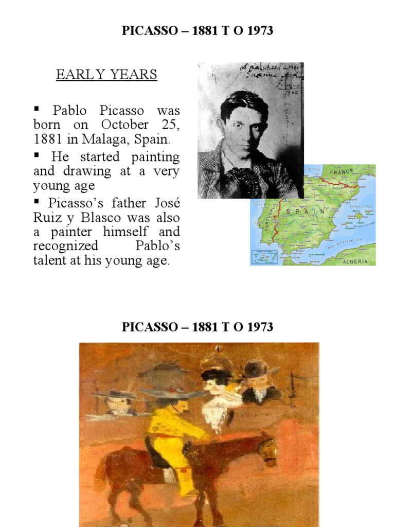 Pablo Picasso: A Life in Art from Realism to Surrealism | PDF | Pablo ...