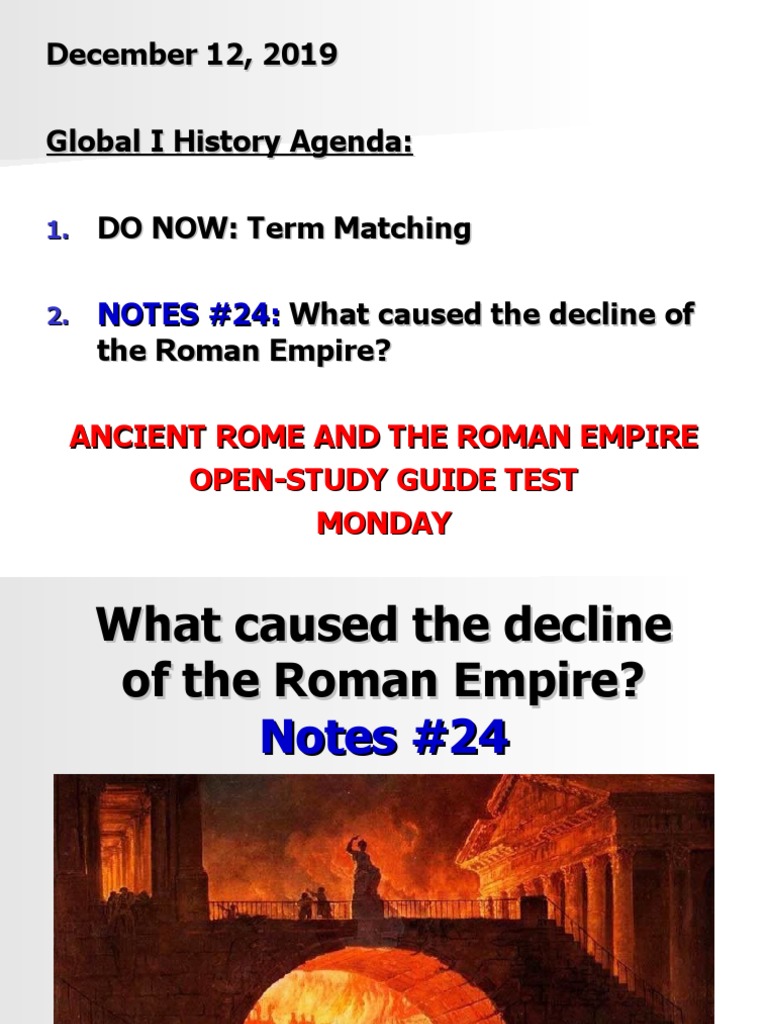 Decline of The Roman Empire | PDF
