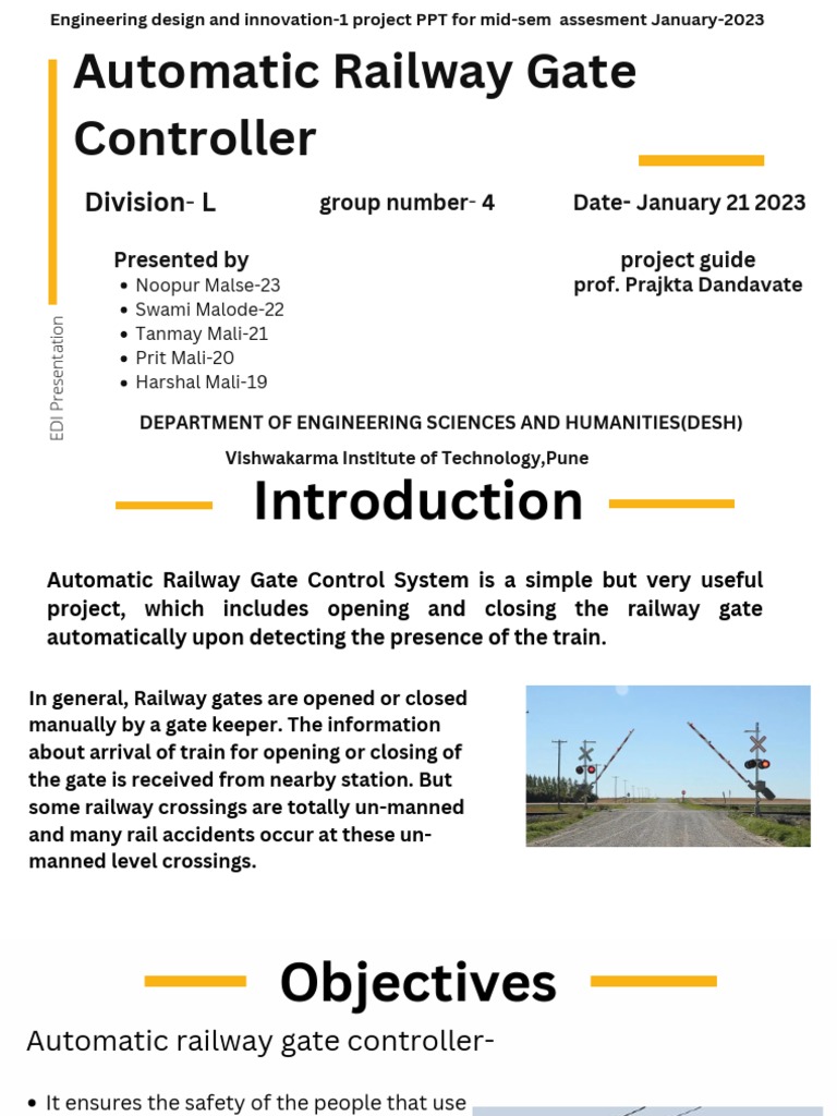 Automatic Railway Gate Controller Pdf Arduino Computer Engineering