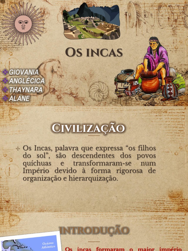 A Civilização Inca: Uma Sociedade Organizada e Hierarquizada | PDF ...