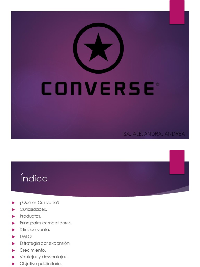 Publicidad y Estrategia de Converse | PDF