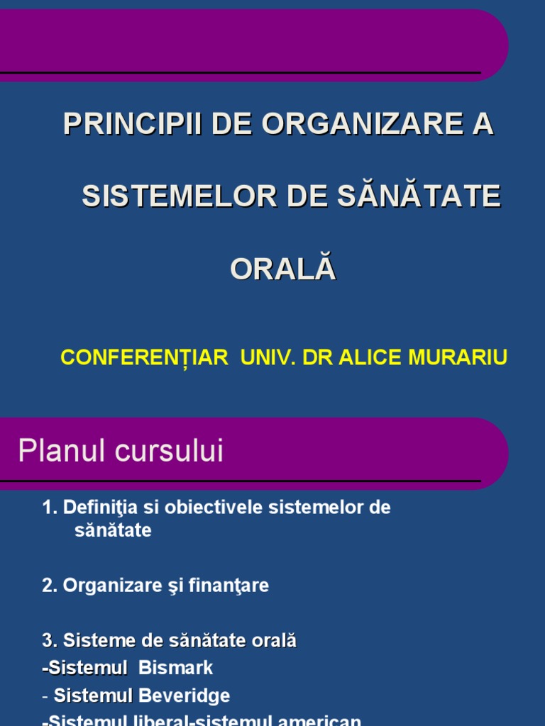 Organizare Sanitara | PDF