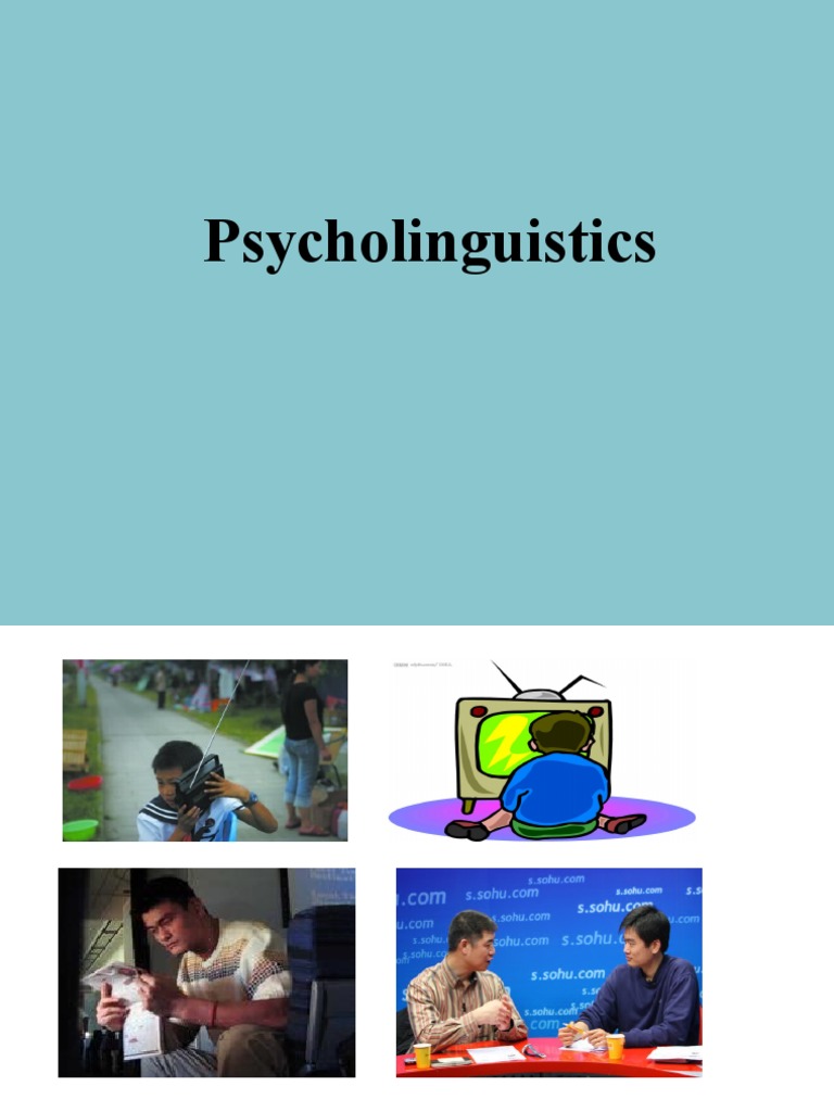 Psycholinguistics | PDF | Psycholinguistics | Syntax