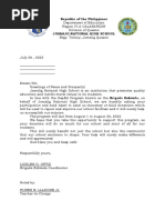 Solicitation Letter For The Trophy | PDF