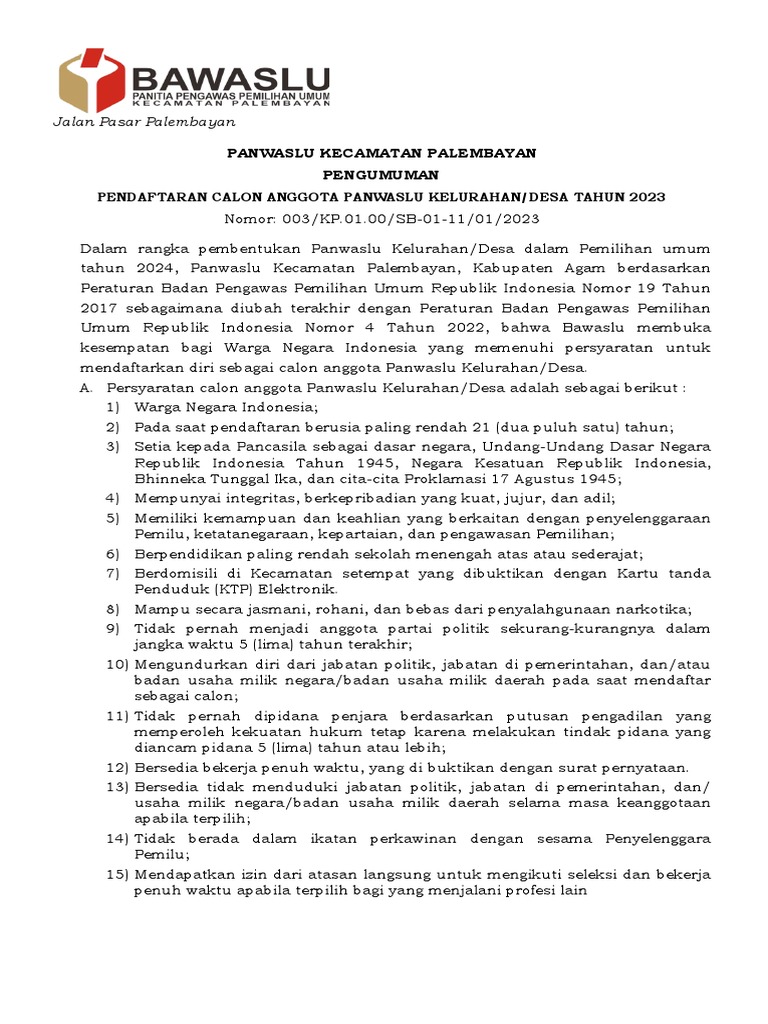 FORMULIR PENDAFTARAN Fix | PDF FORMULIR PENDAFTARAN Fix | PDF