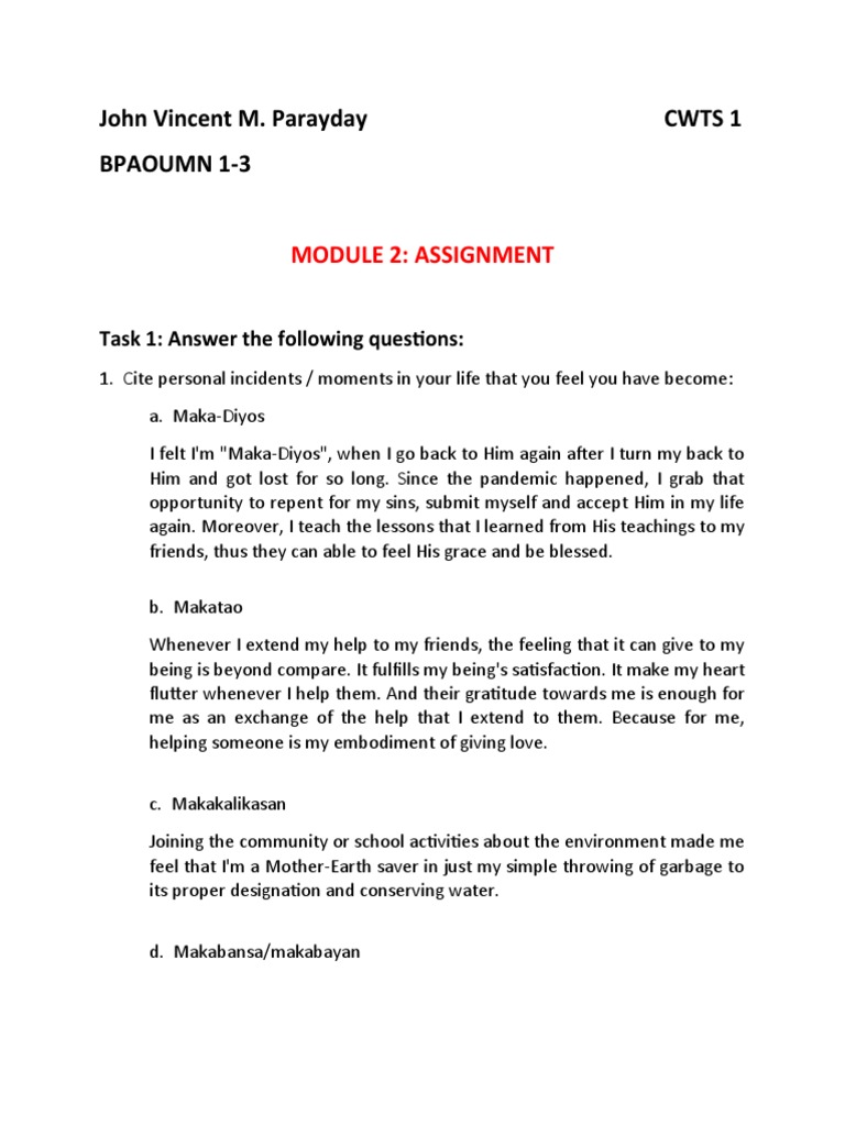 Module 2 Activity | PDF