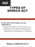 Exercises On Speech Acts With Answers Covered | PDF | Languages