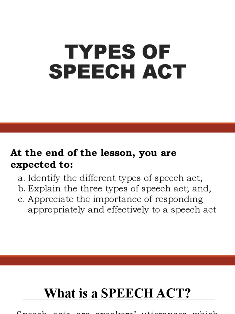 Speech Act | PDF | Cognitive Science | Cognition