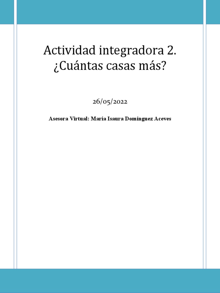 Actividad Integradora 2 - 070453 | PDF