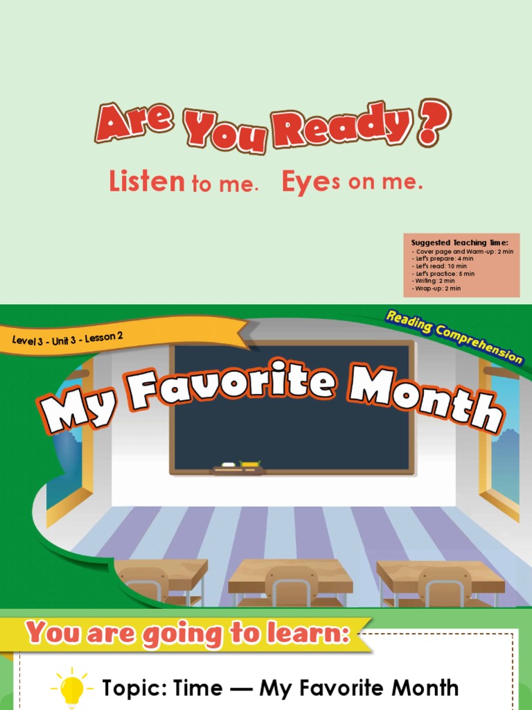 My Favorite Month | PDF | Pronoun | English Language
