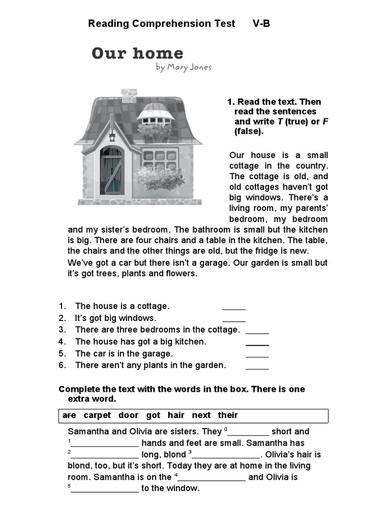 Reading Comprehension Test B | PDF