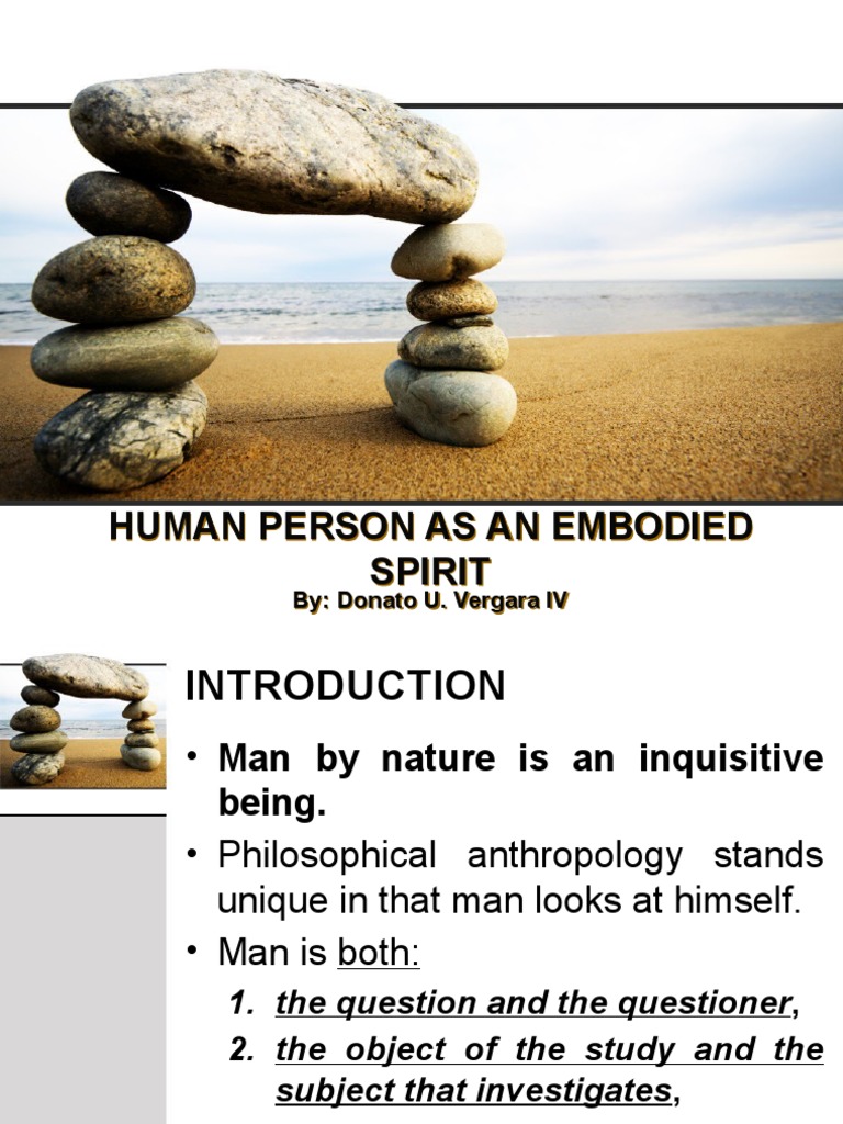 5 Human Person As An Embodied Spirit | PDF | Aristotle | Soul
