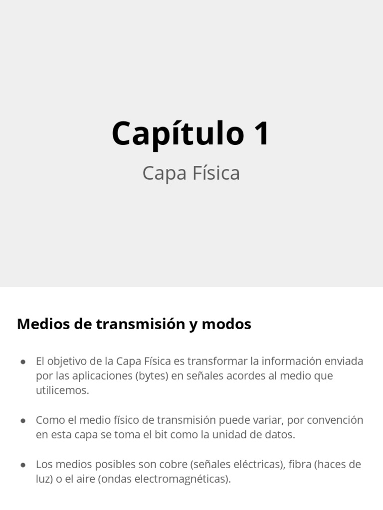 Introip 01 Capa Fisica | PDF | Radio | Medio de transmision