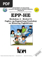 Epp5 - HE - Mod1 - Pangangalaga Sa Sariling Kasuotan | PDF