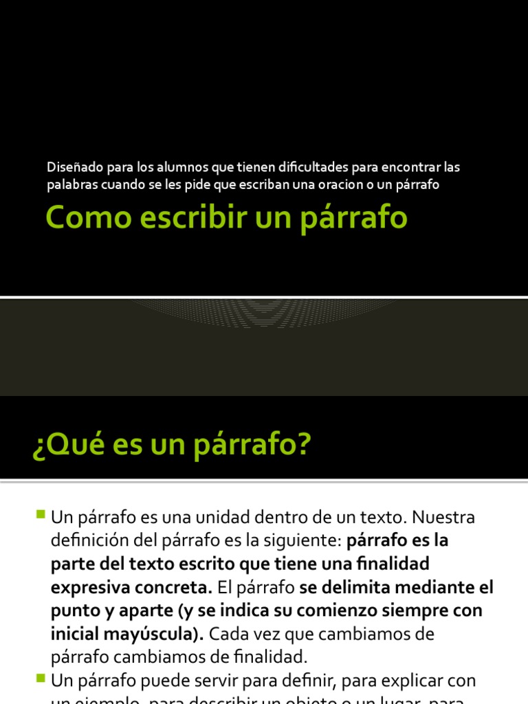 Guía para Escribir Párrafos Efectivos | PDF | Párrafo | Razonamiento ...
