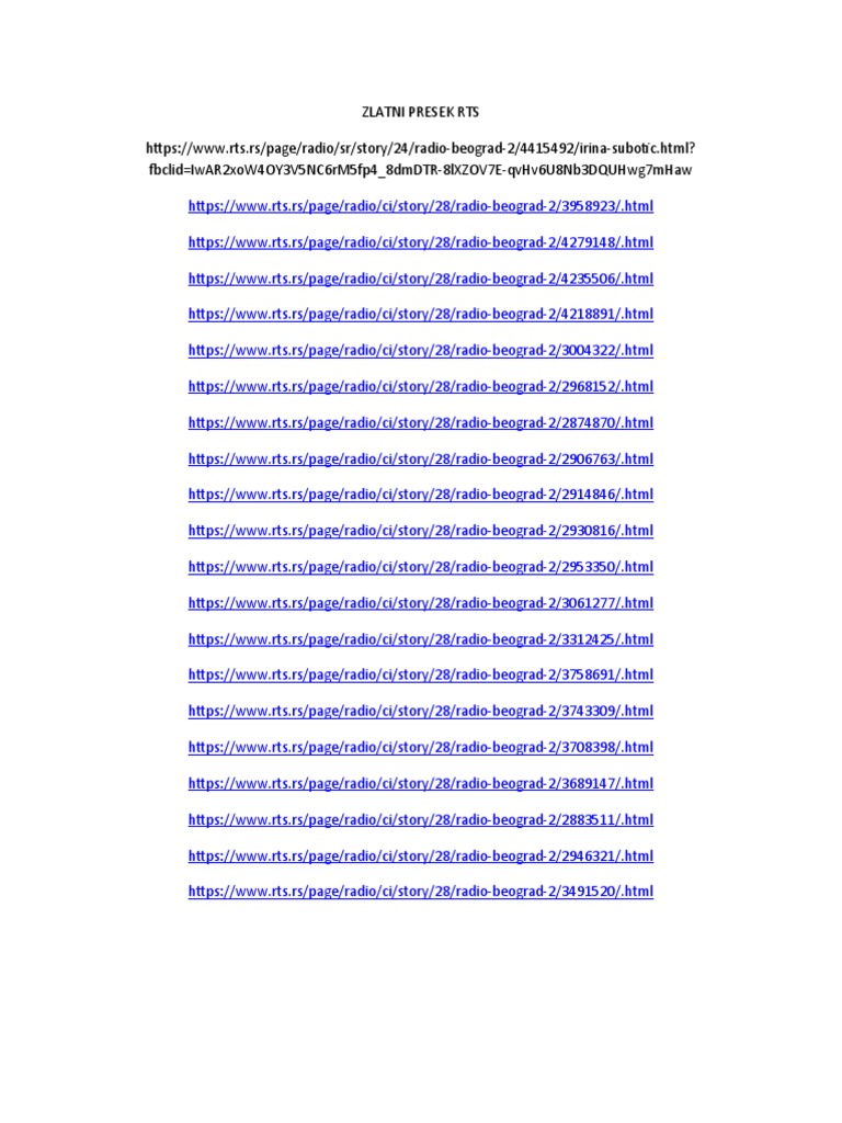 ZLATNI PRESEK | PDF
