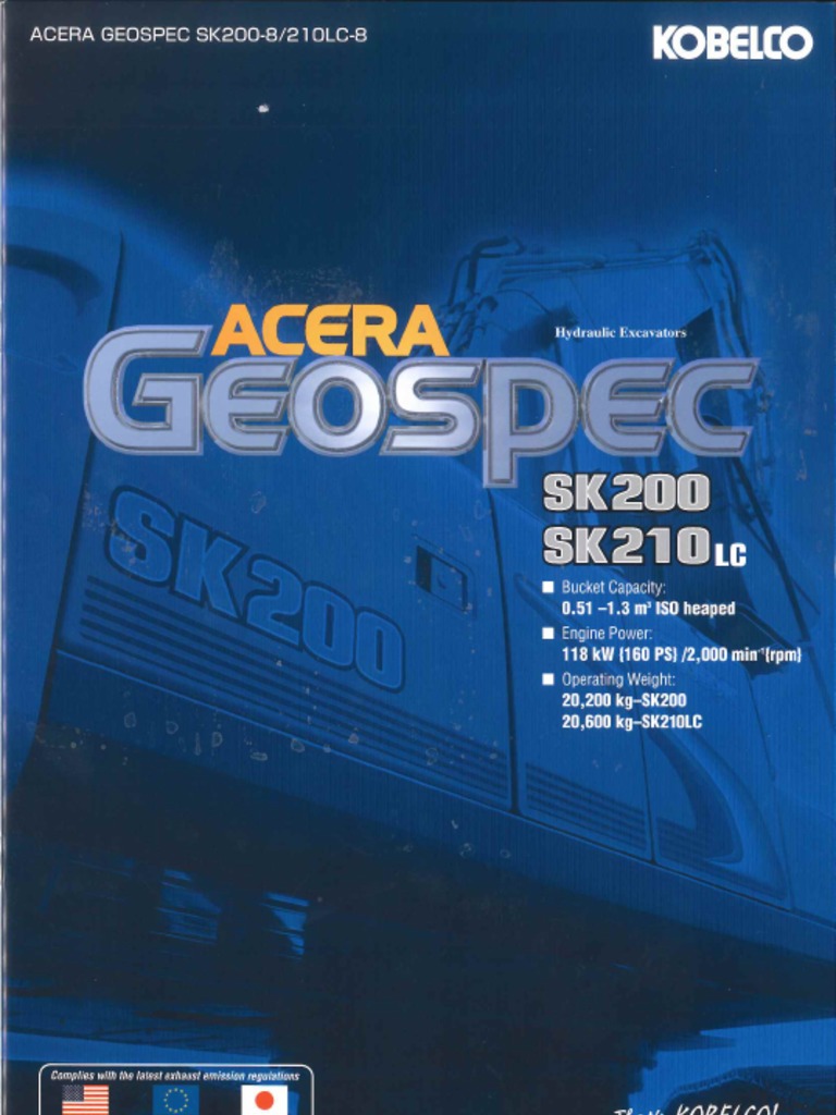 SK200-8 Specification (1) | PDF