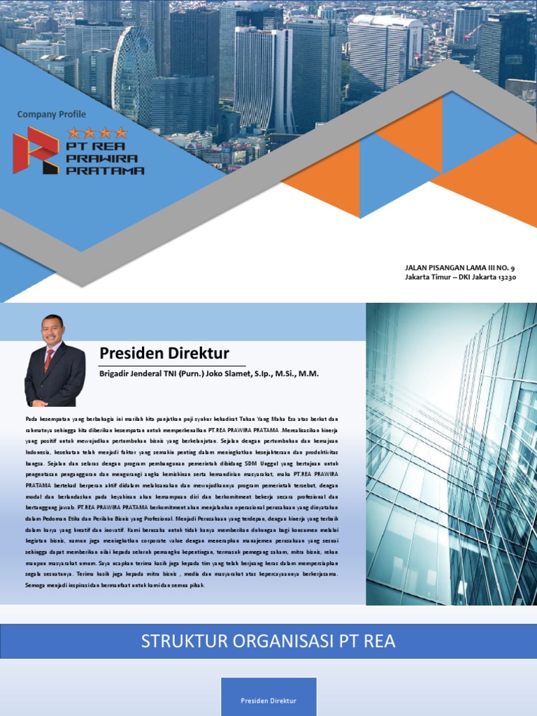 Company Profile PT REA-1 | PDF