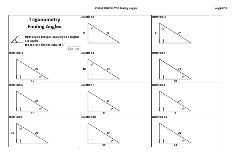 Angle COS | PDF | Trigonometry | Triangle