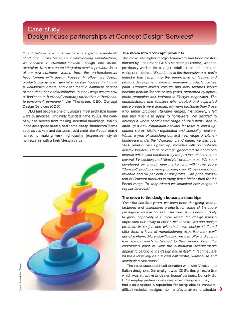 Short-Case #4 CDS - Concept Design Services AA | PDF | Sales | Brand