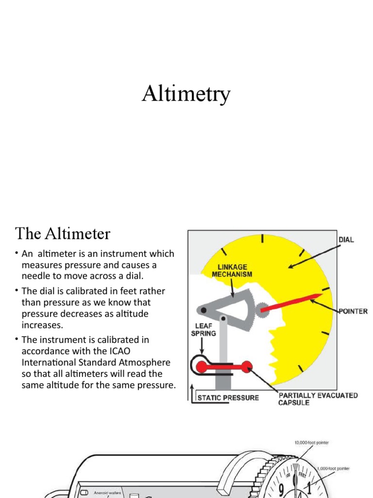 Altimetry 1.6 | PDF | Altimeter | Altitude