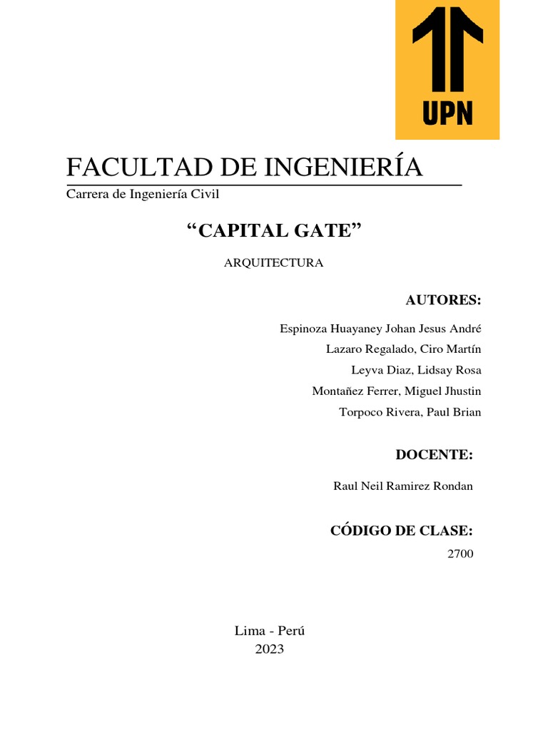 Capital Gate | PDF | Diseño arquitectonico | Arquitectura