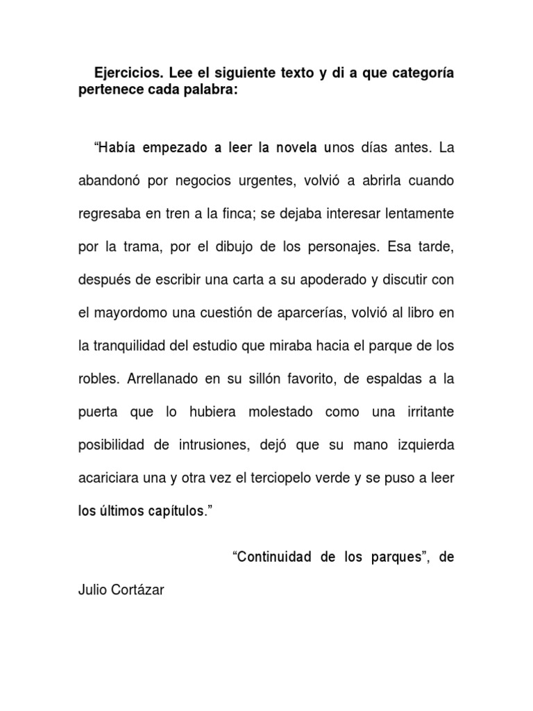 Ejercicios CAT GRAM | PDF