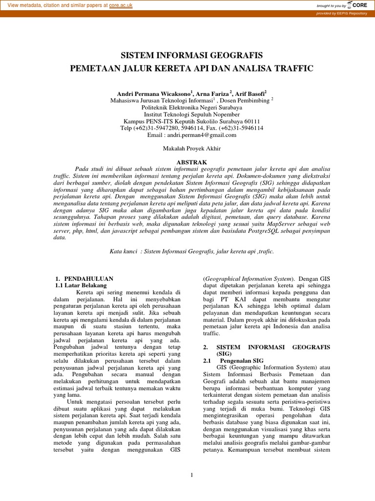 System GIS KAI | PDF | Komputer