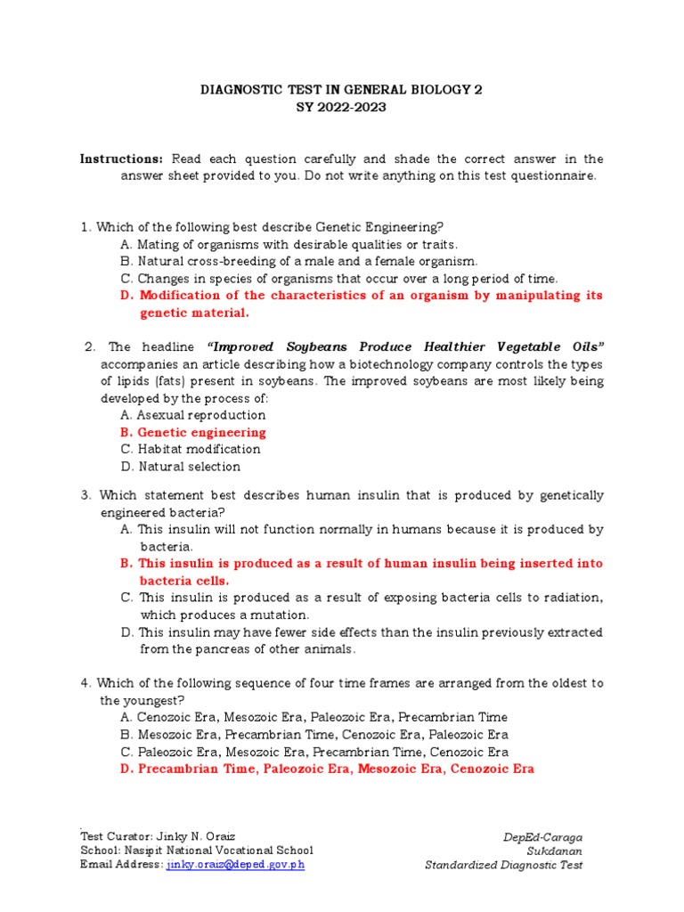 Understanding Evolution: An Analysis of Student Responses on a General ...