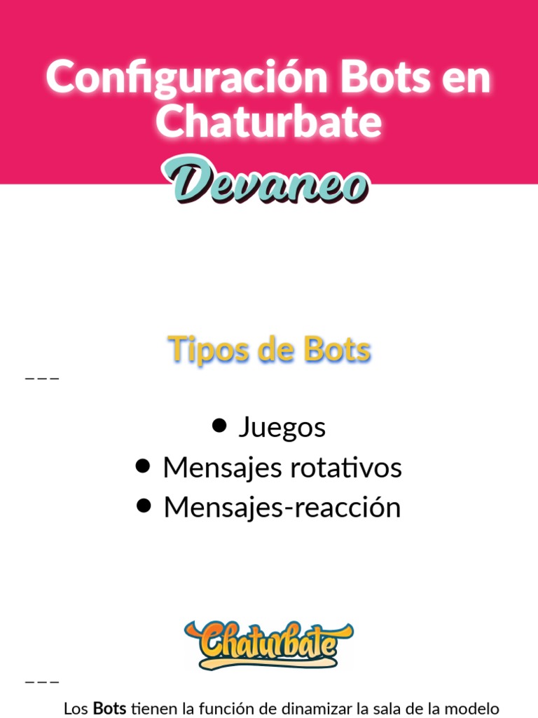 GUIA Configuración Bots en Chaturbate | PDF | Internet Bot | Informática