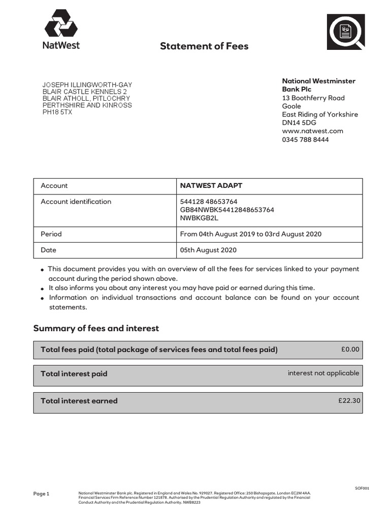 Correspondence | Download Free PDF | Overdraft | Transaction Account