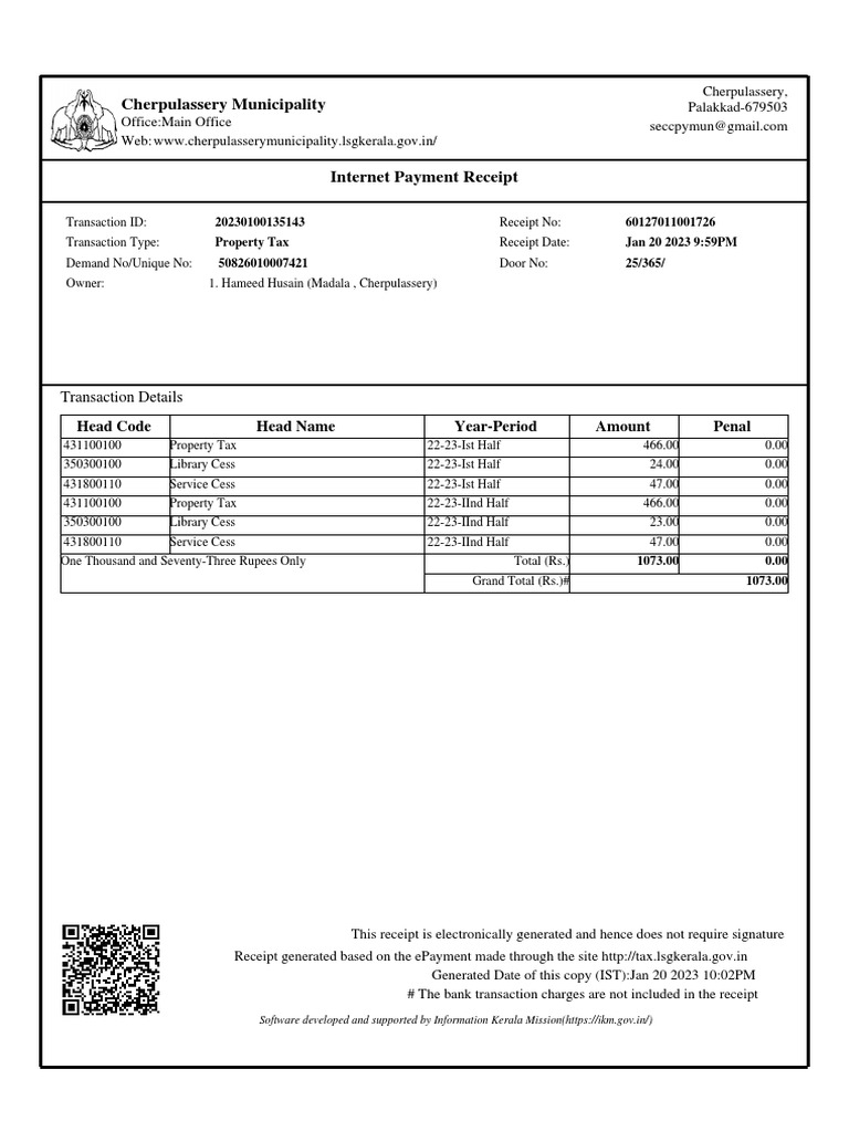 Transaction Receipt | PDF | Receipt | Payments