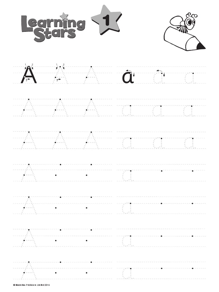Learning Stars 1 Alphabet Worksheets | PDF