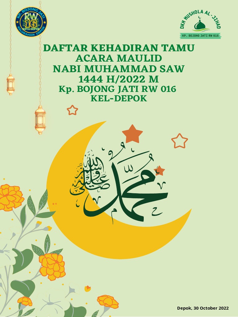 Cover LPJ Dan Acara | PDF | Olahraga & Rekreasi | Agama & Spiritualitas