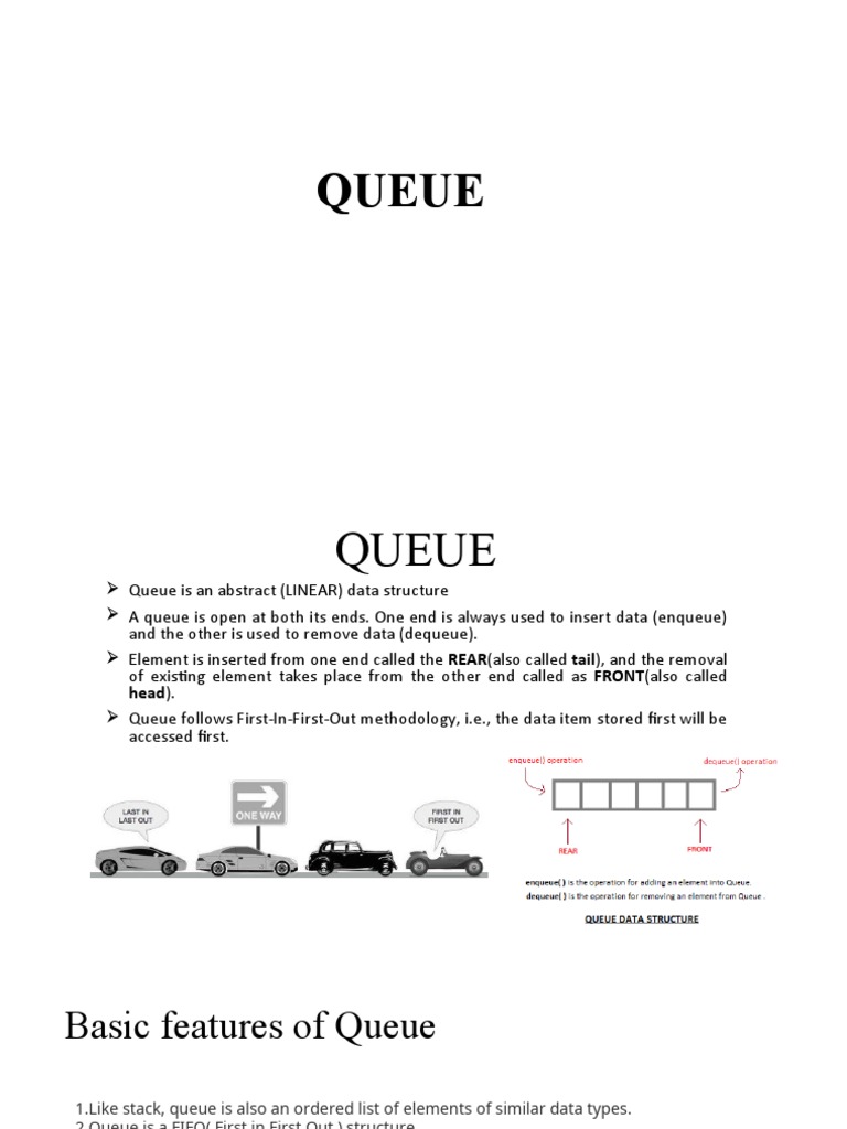 Queue Pdf Queue Abstract Data Type Algorithms And Data Structures 