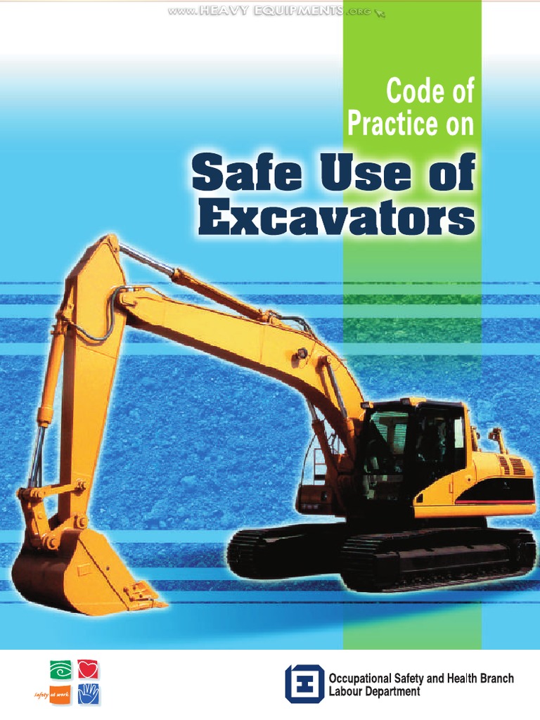 Manual Safe Operation Hydraulic Excavators Operators Responsibilities ...