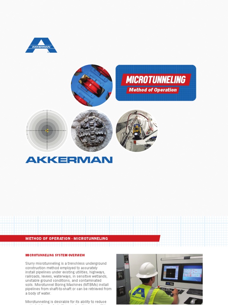 Microtunneling Method Statement Booklet Pdf Pump Pipe Fluid