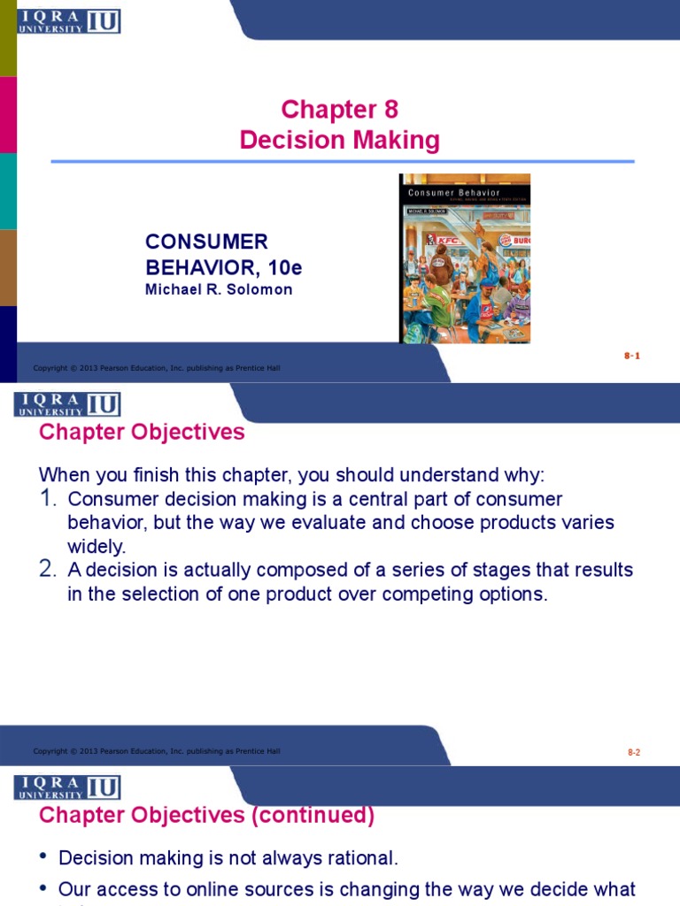 Lecture 08 Decision Making | PDF | Decision Making | Risk