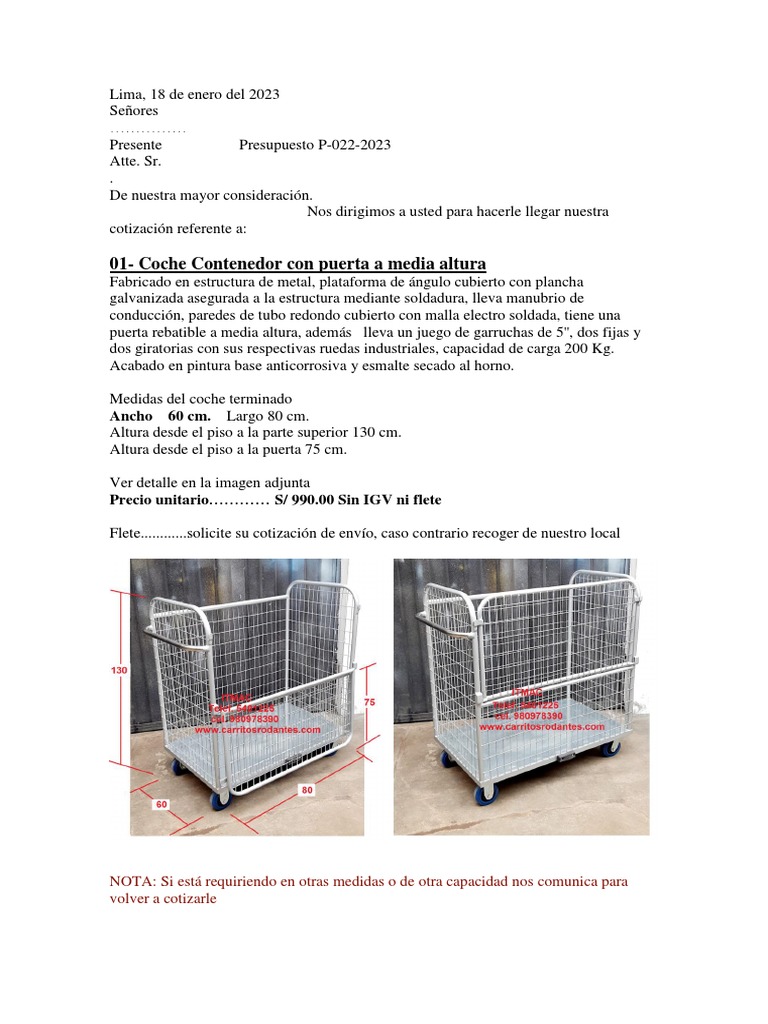 P022 CC de Tubo | PDF