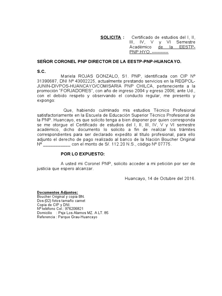 Solicitud de Titulo 16 | PDF