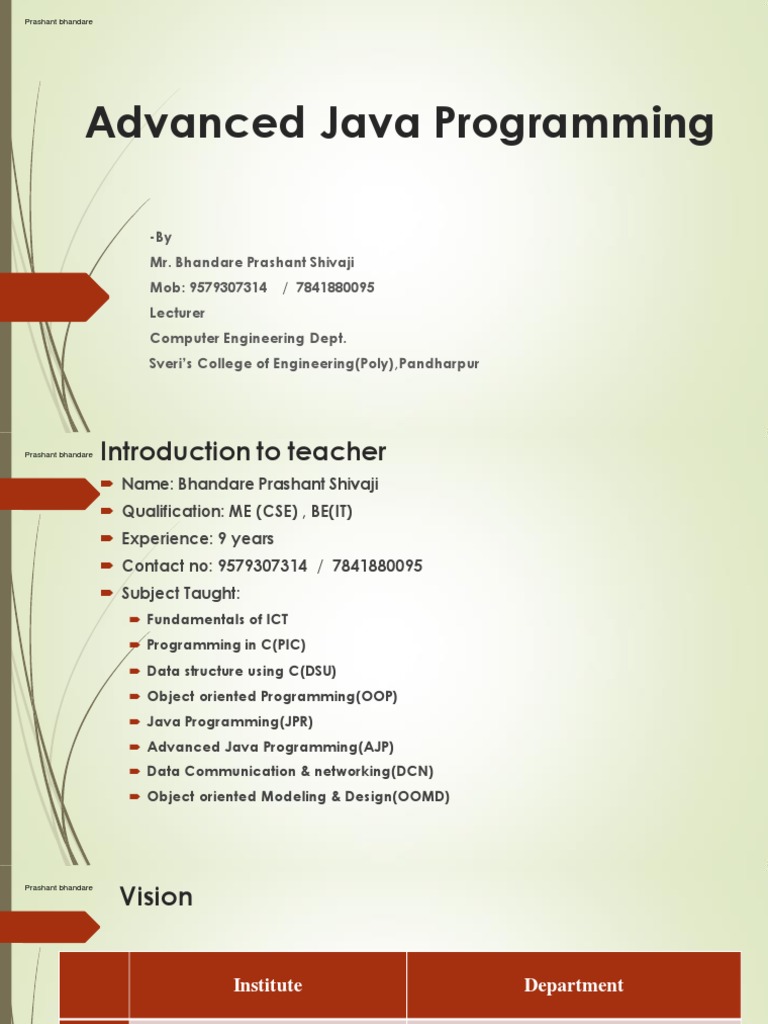 Ajp Intro | PDF | Engineering | Software Engineering